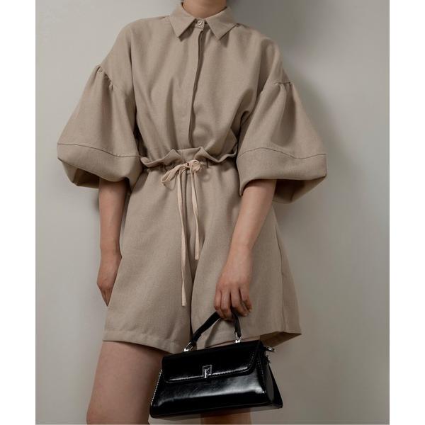 『タイムセール実施中』ZOZO問い合わせ番号:98233035ショップ:eim，エイムブランド:lawgy，ラウジー，eim，エイム商品名:volume sleeve waist gather combinaison / ボリュームスリーブ...