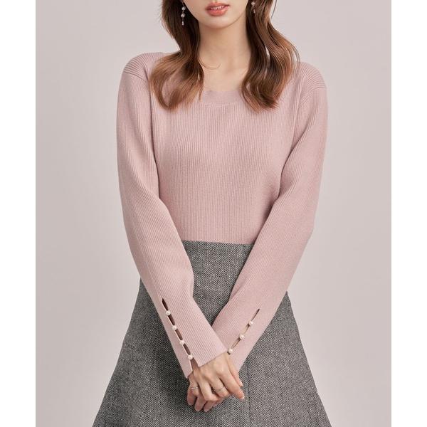 『タイムセール実施中』ZOZO問い合わせ番号:98233486ショップ:SAISON DE PAPILLON，セゾン ド パピヨンブランド:SAISON DE PAPILLON，セゾンドパピヨン商品名:レディース クルーネック ニット プル...