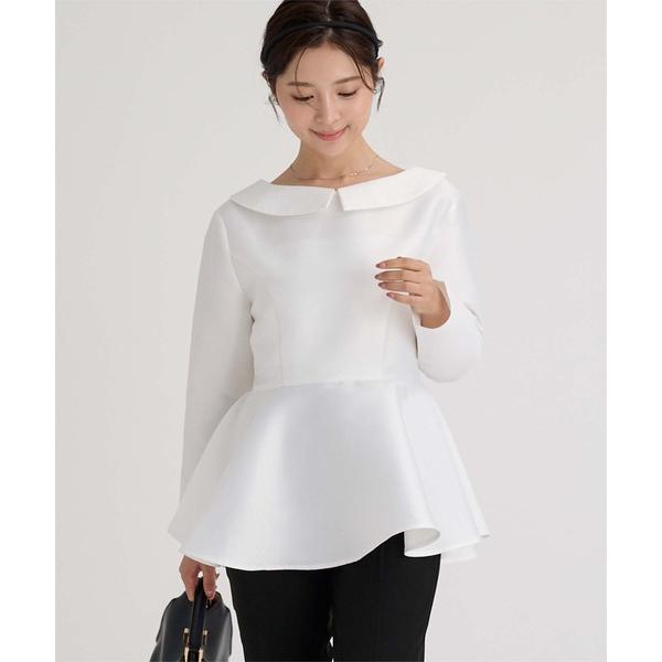 『タイムセール実施中』ZOZO問い合わせ番号:98233585ショップ:ur's，ユアーズブランド:ur's，ユアーズ商品名:2wayペプラムブラウスカテゴリ:トップス>シャツ/ブラウスブランド品番:BHXU1941素材:ポリエステル...