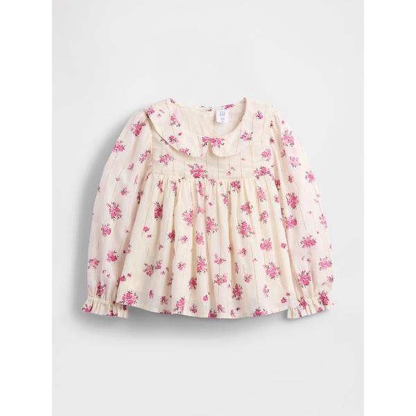 『タイムセール実施中』ZOZO問い合わせ番号:98234234ショップ:GAP，ギャップブランド:GAP，ギャップ商品名:パフスリーブ フローラル トップス (幼児・ベビー)カテゴリ:トップス>シャツ/ブラウスブランド品番:83316...