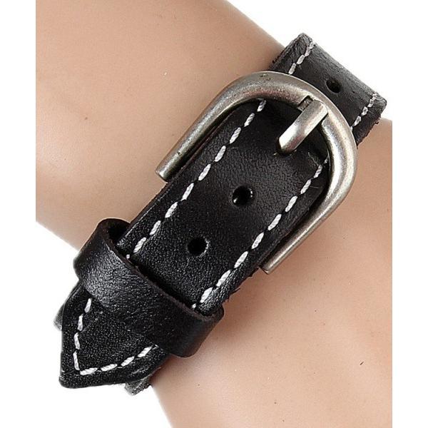 ZOZO問い合わせ番号:98234324ショップ:Fun &amp; Daily，ファンアンドデイリーブランド:Fun &amp; Daily，ファンアンドデイリー商品名:F＆D : レザーベルトブレスレットカテゴリ:アクセサリー>ブ...