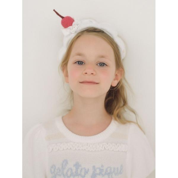 『セール実施中』ZOZO問い合わせ番号:98234365ショップ:gelato pique，ジェラート　ピケブランド:gelato pique，ジェラートピケ商品名:【KIDS】エアリーモコホイップケーキヘアバンドカテゴリ:ヘアアクセサリー...