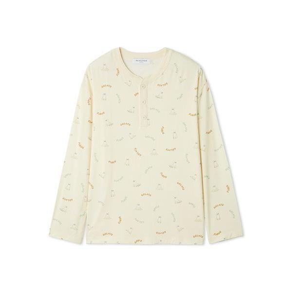 『セール実施中』ZOZO問い合わせ番号:98234373ショップ:gelato pique，ジェラート　ピケブランド:gelato pique，ジェラートピケ商品名:【HOMME】TRICK GHOST柄ロンTカテゴリ:ルームウェア>...