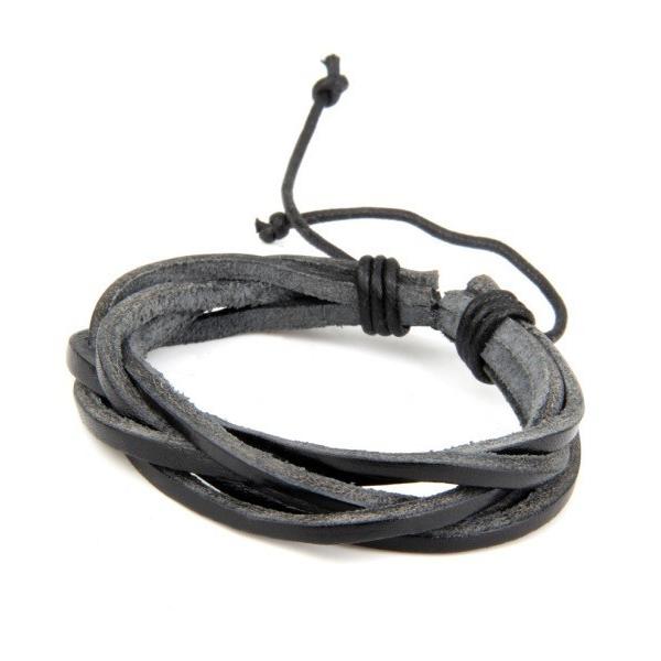 ZOZO問い合わせ番号:98234381ショップ:Fun &amp; Daily，ファンアンドデイリーブランド:Fun &amp; Daily，ファンアンドデイリー商品名:F＆D  : 編み込みレザーブレスレットカテゴリ:アクセサリー&gt...