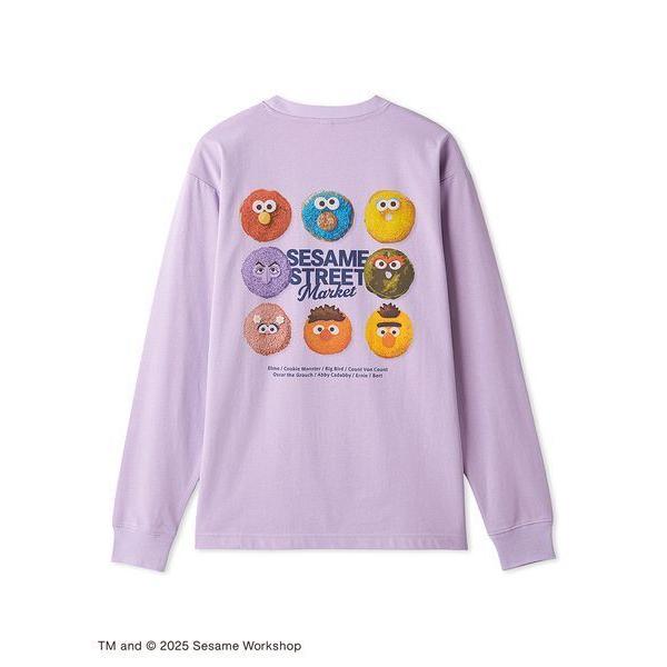 ZOZO問い合わせ番号:98234445ショップ:SESAME STREET MARKET，セサミストリートマーケットブランド:SESAME STREET，セサミストリート商品名:【CAFE SWEETS】【UNISEX】ロングTシャツ（D...