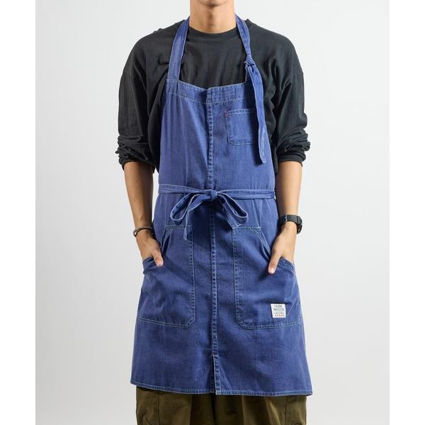 ZOZO問い合わせ番号:98234921ショップ:THE BAREFOOT，ザ ベアフットブランド:THE BAREFOOT，ベアフット商品名:【 FARM WAGON / ファームワゴン 】プリント洗い ホルターネック 前縛りエプロン　I...
