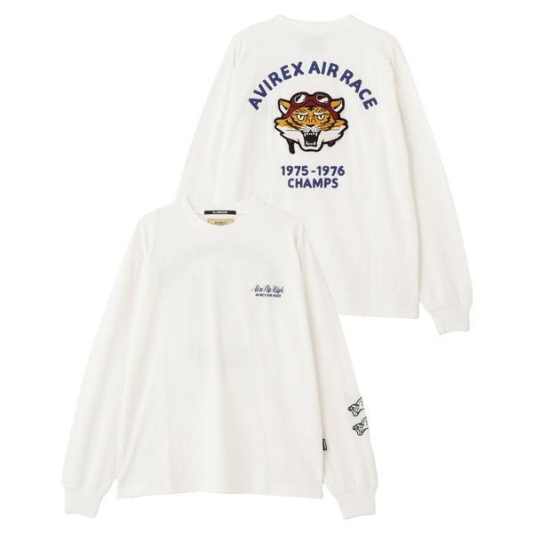 『セール実施中』ZOZO問い合わせ番号:98235121ショップ:AVIREX，アヴィレックスブランド:AVIREX，アヴィレックス商品名:《A.A.R.C》TIGER CHAMPS SLUB L/S T-SHIRT / タイガー チャンプ...