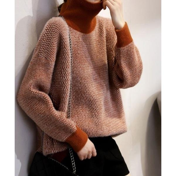 『タイムセール実施中』ZOZO問い合わせ番号:98235150ショップ:Bonjour Sagan，ボンジュールサガンブランド:ONEP STAR，ワンピスター，Bonjour Sagan，ボンジュールサガン商品名:ルーズハイネックニットセ...