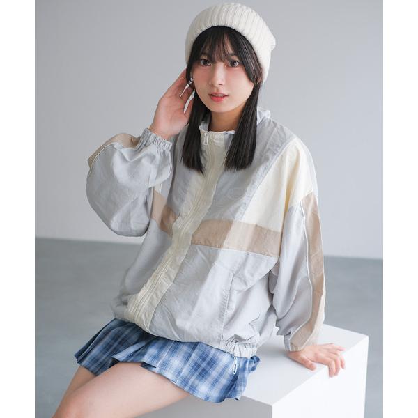 『セール実施中』ZOZO問い合わせ番号:98235791ショップ:SHUSHU，シュシュブランド:RiCO SUCRE，リコシュクレ，SHUSHU，シュシュ商品名:ナイロン切替ブルゾンカテゴリ:ジャケット/アウター>ブルゾンブランド品...