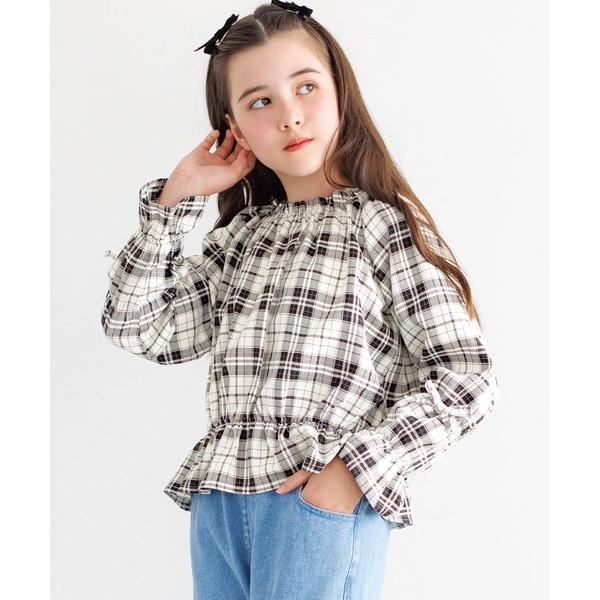 ZOZO問い合わせ番号:98235962ショップ:coca，コカブランド:coca（coca），コカ商品名:キッズ チェックフリルブラウスカテゴリ:トップス>シャツ/ブラウスブランド品番:36-250521201-20素材:ポリエステ...