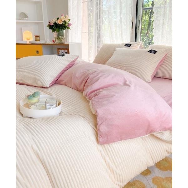 『セール実施中』ZOZO問い合わせ番号:98236261ショップ:Teem Store，チームストアブランド:pyornim，ピョルニム商品名:【3点セット】【シングル】【あったか】バイカラーぽこぽこ フリースふわふわベッドカバーカテゴリ:...