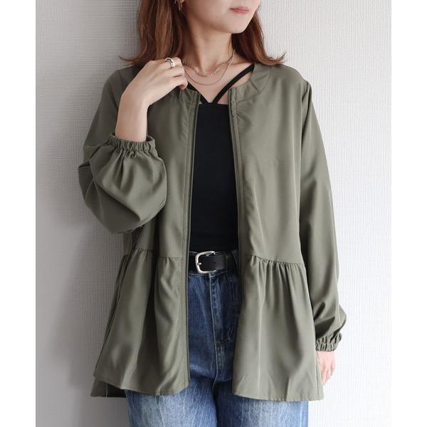 『タイムセール実施中』ZOZO問い合わせ番号:98236654ショップ:Bonjour Sagan，ボンジュールサガンブランド:sin.ca，シンカ商品名:ペプラムジップブルゾンカテゴリ:ジャケット/アウター>ブルゾンブランド品番:4...