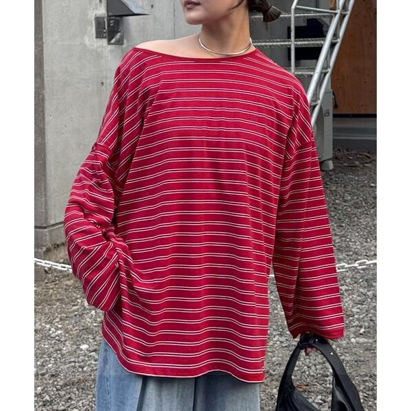 『タイムセール実施中』ZOZO問い合わせ番号:98243663ショップ:CIAOPANIC TYPY，チャオパニックティピーブランド:CIAOPANIC TYPY，チャオパニックティピー商品名:シアースラブボーダーワンポイント刺繍オーバTe...