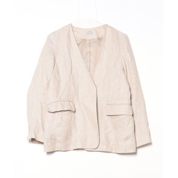 参考価格：16，500円発売時期：2020年01月コンディション：C（やや使用感あり）使用感があり、やや気になる傷や汚れがあるアイテム全体的：汚れ参考商品名：LINASリネンノーカラージャケット参考品番：20010462800010ZOZO...