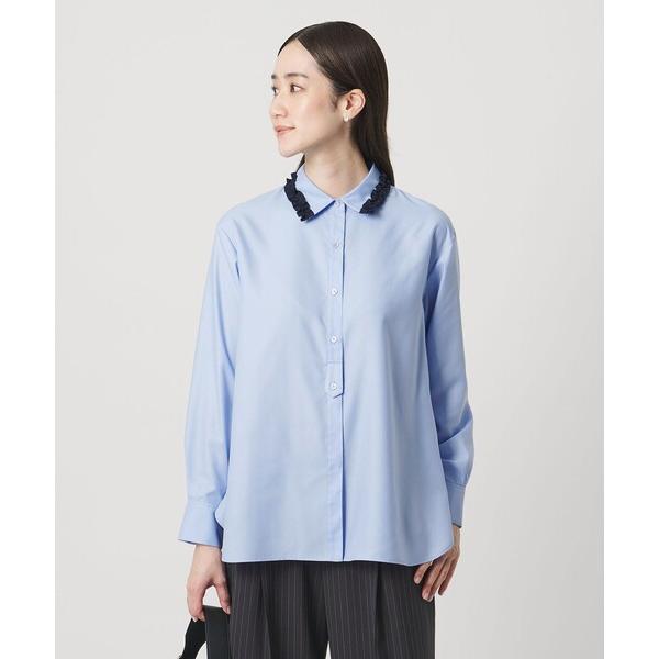 ZOZO問い合わせ番号:98267788ショップ:UNITED ARROWS，ユナイテッドアローズブランド:UNITED ARROWS，ユナイテッドアローズ商品名:ミニフリルシャツ‐ウォッシャブル‐カテゴリ:トップス>シャツ/ブラウス...