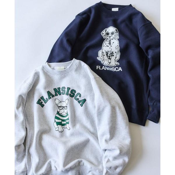 『セール実施中』ZOZO問い合わせ番号:98267827ショップ:BEAMS MEN，ビームス メンブランド:fLAnsisCA，フランシスカ，BEAMS T，ビームスティー商品名:fLAnsisCA / Print Crewneck Sw...