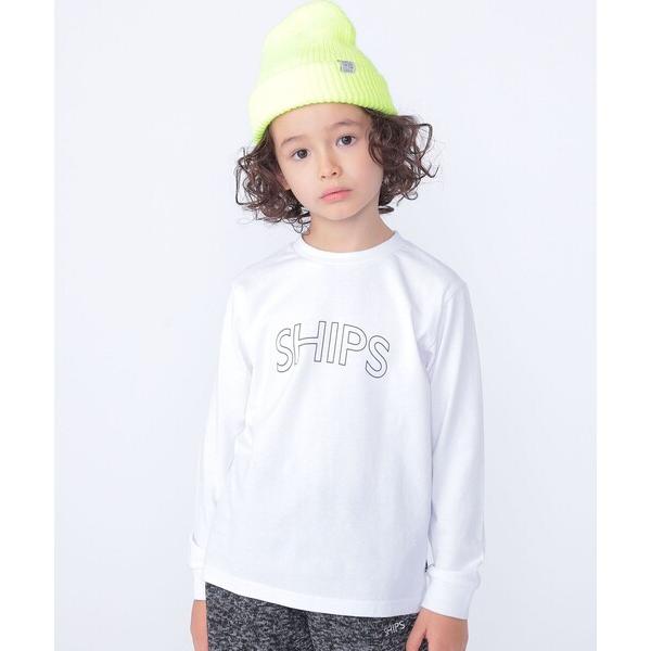 ZOZO問い合わせ番号:98267899ショップ:SHIPS KIDS，シップス キッズブランド:SHIPS，シップス商品名:【WEB限定】SHIPS KIDS:100〜160cm / SHIPS ラウンド プリント ロゴ ロングスリーブ ...