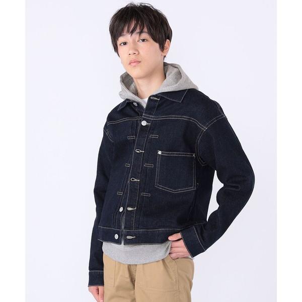 『セール実施中』ZOZO問い合わせ番号:98267919ショップ:SHIPS KIDS，シップス キッズブランド:SHIPS，シップス商品名:SHIPS KIDS:140〜160m / ヴィンテージ ライク インディゴ デニム ジャケットカ...