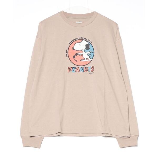 『セール実施中』ZOZO問い合わせ番号:98267965ショップ:アルペンZOZOTOWN店，アルペンゾゾタウンテンブランド:PEANUTS，ピーナッツ商品名:ピーナッツ  コットンロングTシャツ スヌーピー PEANUT75周年カテゴリ:...