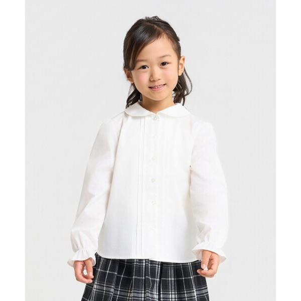 『タイムセール実施中』ZOZO問い合わせ番号:98268358ショップ:COMME CA ISM，コムサイズムブランド:COMME CA ISM，コムサイズム商品名:丸襟ピンタック長袖 ブラウス(110-130cm)カテゴリ:トップス&gt...