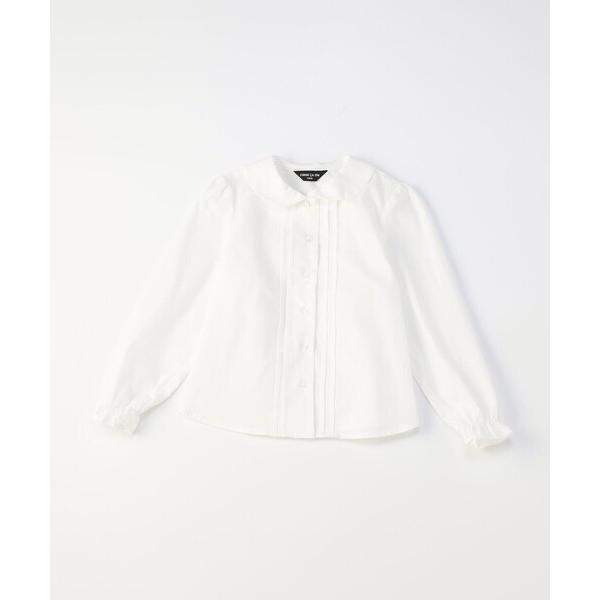 『タイムセール実施中』ZOZO問い合わせ番号:98268359ショップ:COMME CA ISM，コムサイズムブランド:COMME CA ISM，コムサイズム商品名:丸襟ピンタック長袖 ブラウス(140-160cm)カテゴリ:トップス&gt...