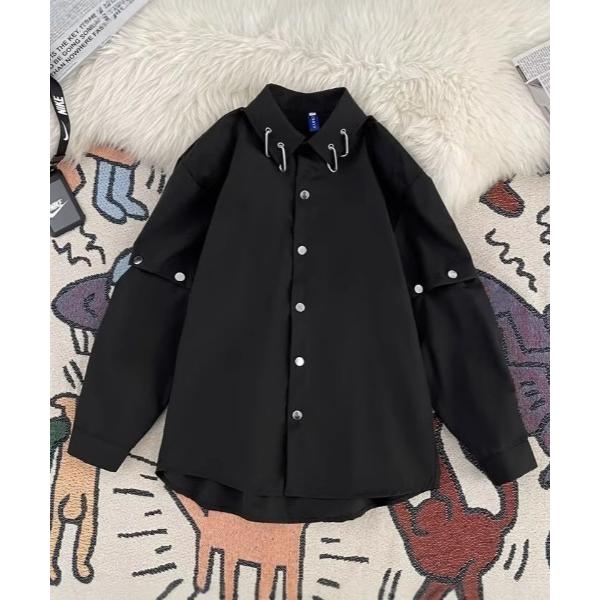 ZOZO問い合わせ番号:98268360ショップ:BUFFALO BOBS，バッファローボブズブランド:SHIBUYA Zy.，シブヤジー商品名:RING MOD2WAY オーバーサイズシャツカテゴリ:トップス>シャツ/ブラウスブラン...