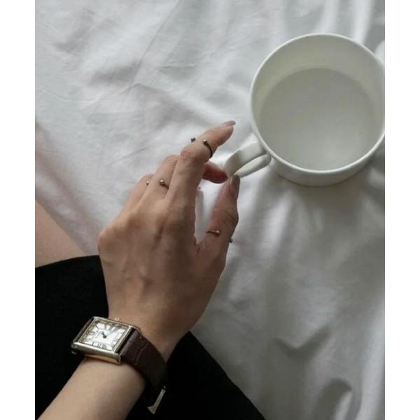 ZOZO問い合わせ番号:98268408ショップ:Mayree，メイリーブランド:MASHIRO，マシロ，Mayree，メイリー商品名:【MASHIRO】ドットカールシングルリング ユニセックス フェイクフィンガーピアス（MA/EK429）...