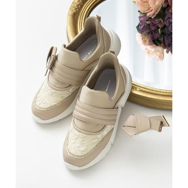 『タイムセール実施中』ZOZO問い合わせ番号:98269138ショップ:JELLY BEANS，ジェリービーンズブランド:JELLY BEANS，ジェリービーンズ商品名:ハンズフリーノットリボン2WAYスリッポンスニーカー(215-5618...