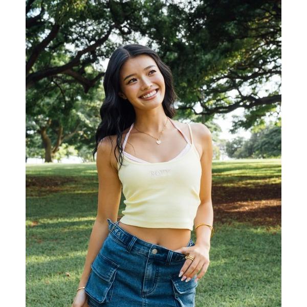 『タイムセール実施中』ZOZO問い合わせ番号:98269263ショップ:ROXY/QUIKSILVER，ロキシー/クイックシルバーブランド:ROXY，ロキシー商品名:ROXY×NANAHA CAMI /ロキシーカップ付きレイヤードデザインロ...