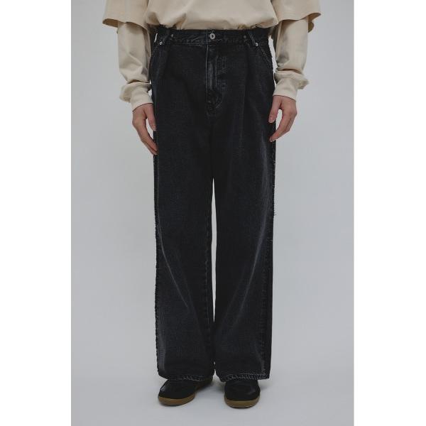 『セール実施中』ZOZO問い合わせ番号:98269513ショップ:STYLEMIXER，スタイルミキサーブランド:STYLEMIXER，スタイルミキサー商品名:ワイドタックデニムカテゴリ:パンツ>デニムパンツブランド品番:501IAK...
