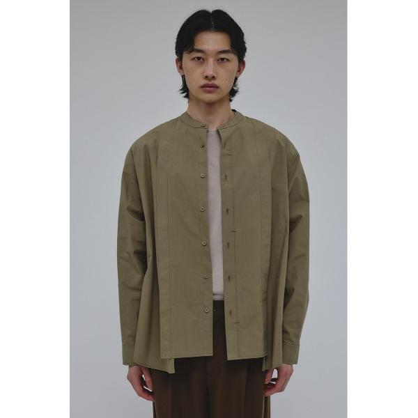 『セール実施中』ZOZO問い合わせ番号:98269514ショップ:STYLEMIXER，スタイルミキサーブランド:STYLEMIXER，スタイルミキサー商品名:タックデザインノーカラーシャツカテゴリ:トップス>シャツ/ブラウスブランド...