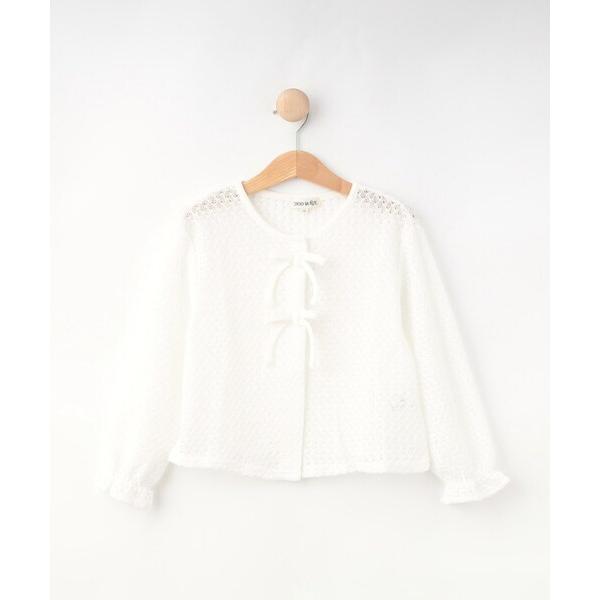 『タイムセール実施中』ZOZO問い合わせ番号:98270697ショップ:SHOO・LA・RUE，シューラルーブランド:SHOO・LA・RUE，シューラルー商品名:【100-150cm】レースニットソーカーディガンカテゴリ:トップス>カ...