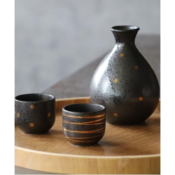 ZOZO問い合わせ番号:98270859ショップ:Million Carats，ミリオンカラッツブランド:MILLION CARATS，ミリオンカラッツ商品名:《美濃焼》静かな夜に寄り添う“金彩結晶”酒器セット！上品な金彩とマットな質感が、...