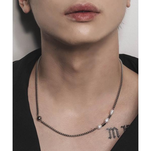 ZOZO問い合わせ番号:98271101ショップ:euphoria，ユーフォリアブランド:muku，ムク商品名:NC/ROLO CHAIN×PEARLカテゴリ:アクセサリー>ネックレスブランド品番:302254-106-052素材:本...