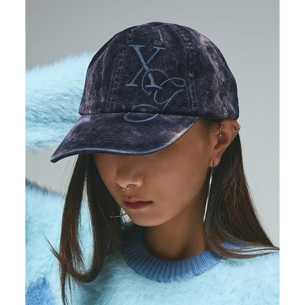 『タイムセール実施中』ZOZO問い合わせ番号:98271659ショップ:X-girl，エックスガールブランド:X-girl，エックスガール商品名:FLOCKED DENIM 6PANEL CAPカテゴリ:帽子>キャップブランド品番:1...