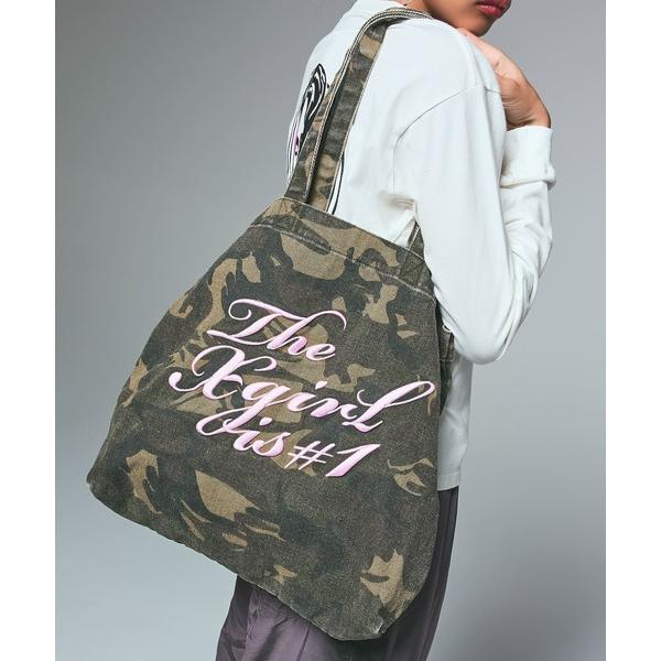 ZOZO問い合わせ番号:98271667ショップ:X-girl，エックスガールブランド:X-girl，エックスガール商品名:THE X-GIRL IS NUMBER ONE TOTE BAGカテゴリ:バッグ>トートバッグブランド品番:...