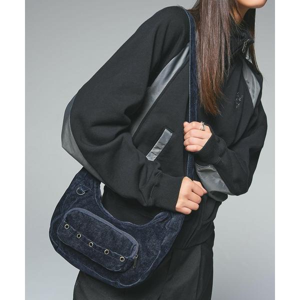 『セール実施中』ZOZO問い合わせ番号:98271669ショップ:X-girl，エックスガールブランド:X-girl，エックスガール商品名:FLOCKED DENIM BAGカテゴリ:バッグ>ショルダーバッグブランド品番:105254...