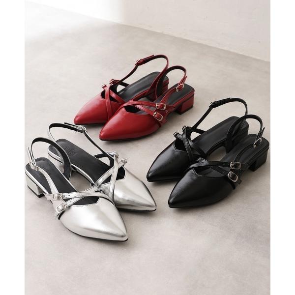 『タイムセール実施中』ZOZO問い合わせ番号:98271726ショップ:Ada.，エイダブランド:DEMETER，デメテル商品名:ポインテッドトゥ クロスデザイン ストラップパンプスカテゴリ:シューズ>パンプスブランド品番:dem23...