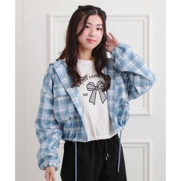 『タイムセール実施中』ZOZO問い合わせ番号:98271729ショップ:PINK-latte，ピンク ラテブランド:PINK-latte，ピンクラテ商品名:フード付きライトブルゾンカテゴリ:ジャケット/アウター>ブルゾンブランド品番:...