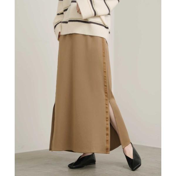 『タイムセール実施中』ZOZO問い合わせ番号:98271836ショップ:Bonjour Sagan，ボンジュールサガンブランド:Bulue.，ブルー商品名:【Bulue.】ライン入りジャージスカートカテゴリ:スカート>スカートブランド...