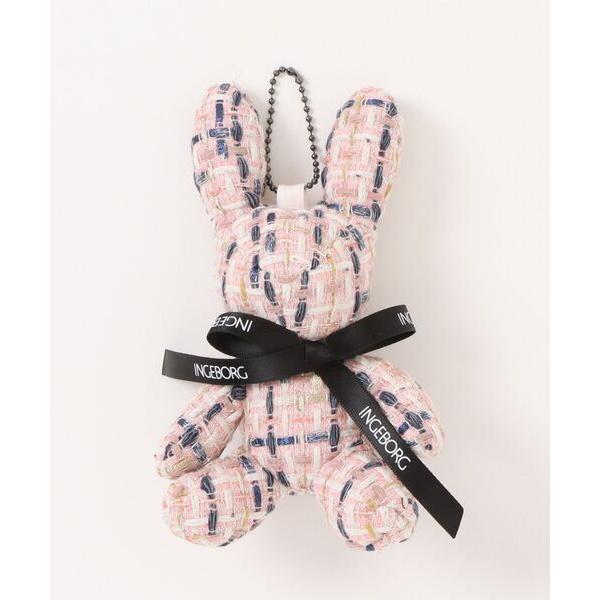 『セール実施中』ZOZO問い合わせ番号:98271845ショップ:PINK HOUSE，ピンクハウスブランド:INGEBORG，インゲボルグ商品名:Selection of LINTONツイードうさぎチャームカテゴリ:財布/小物>キー...