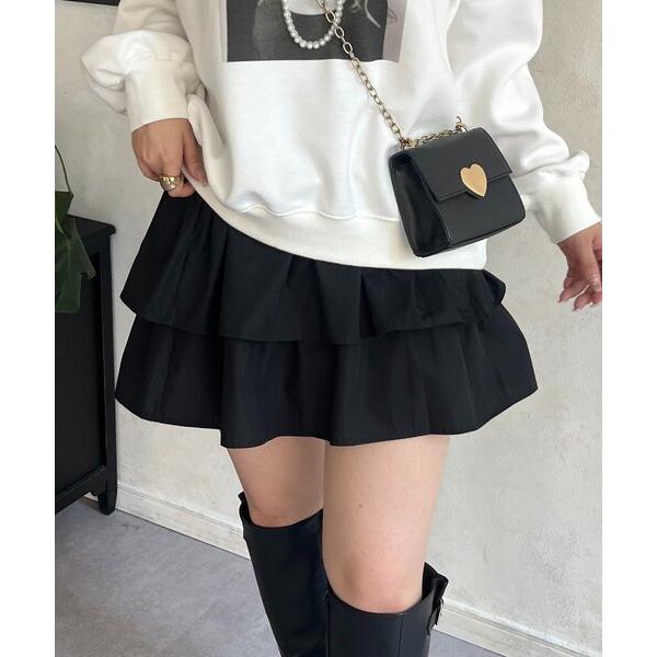 ZOZO問い合わせ番号:98272244ショップ:prose verse，プロズヴェールブランド:prose verse，プロズヴェール商品名:レイヤードフリルミニスカートカテゴリ:スカート>スカートブランド品番:PVZ1052101...