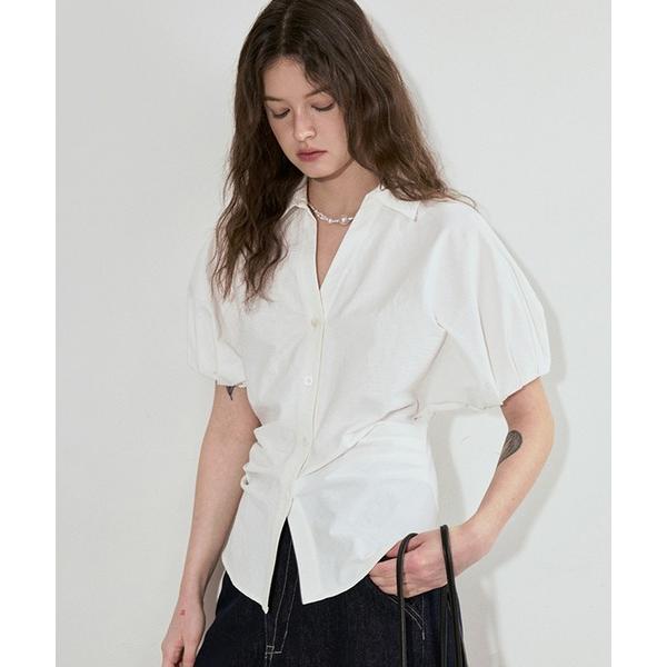 参考価格：13，980円発売時期：2025年04月コンディション：A（使用感なし）数回使用した程度で使用感が感じられないアイテム参考商品名：パフスリーブ サイドギャザーシャツ FX25S033【Fano Studios】【2025SS】参考...