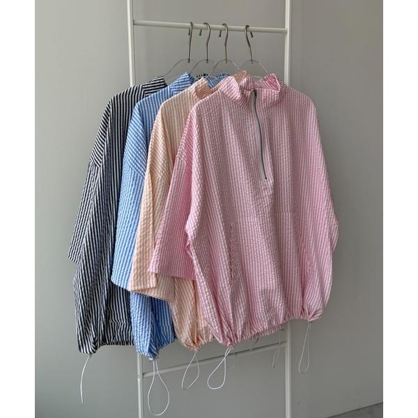 参考価格：4，980円発売時期：2025年07月コンディション：S（新品同様）タグ付きの未使用、または新品同様のアイテム付属品：タグ参考商品名：over size half zip holiday PO / オーバーサイズハーフジップホリデ...