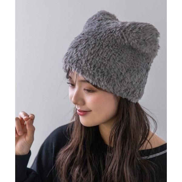 ZOZO問い合わせ番号:98287109ショップ:polcadot，ポルカドットブランド:polcadot，ポルカドット商品名:猫耳ファーワッチ ユニセックスカテゴリ:帽子>ニットキャップ/ビーニーブランド品番:JH70SW素材:ポリ...