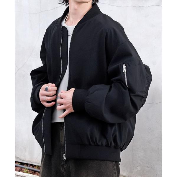 『タイムセール実施中』ZOZO問い合わせ番号:98302499ショップ:MONO-MART，モノマートブランド:MONO-MART，モノマート商品名:＜撥水＞ナイロンストレッチオーバーサイズMA-1カテゴリ:ジャケット/アウター>MA...
