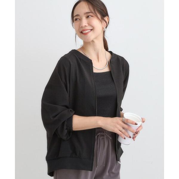 『タイムセール実施中』ZOZO問い合わせ番号:98303572ショップ:SHOO・LA・RUE，シューラルーブランド:SHOO・LA・RUE，シューラルー商品名:【洗濯機可/S-LL】さっと羽織れる 軽量リブブルゾンカテゴリ:ジャケット/ア...