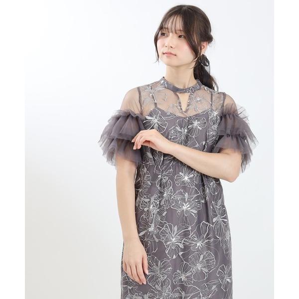 ZOZO問い合わせ番号:98303605ショップ:ASTORIA ODIER，アストリアオディールブランド:TRUDEA，トルディア商品名:スパンコール刺繍レースドレスカテゴリ:ワンピース/ドレス>ドレスブランド品番:50296素材:...