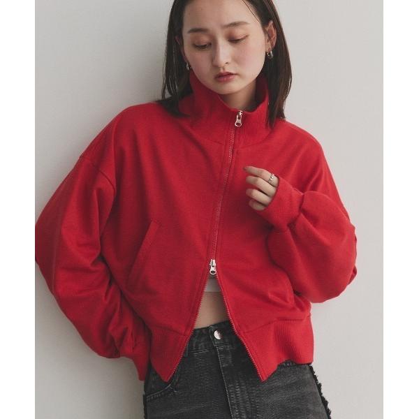 『セール実施中』ZOZO問い合わせ番号:98303606ショップ:improves，インプローブスブランド:ad thie，アドティエ商品名:スタンドカラー ダブルジップ スウェットブルゾンカテゴリ:トップス>スウェットブランド品番:...