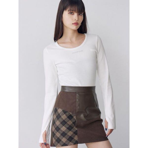 『セール実施中』ZOZO問い合わせ番号:98303705ショップ:MURUA，ムルーアブランド:MURUA，ムルーア商品名:HOTFIXロゴテレコトップスカテゴリ:トップス>Tシャツ/カットソーブランド品番:012552702001素...